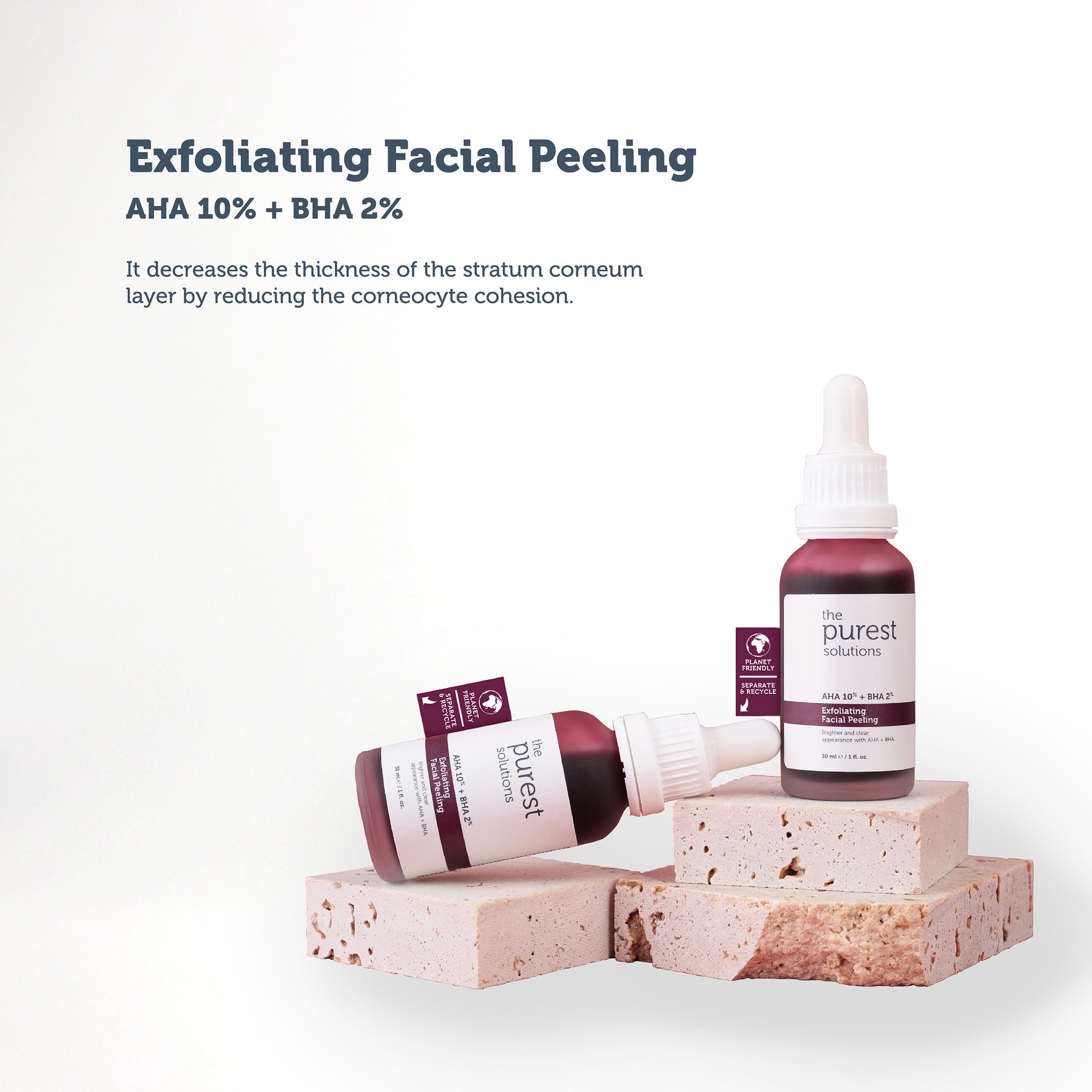 AHA BHA Peeling Solution - Exfoliate & Renew – The Purest Solutions